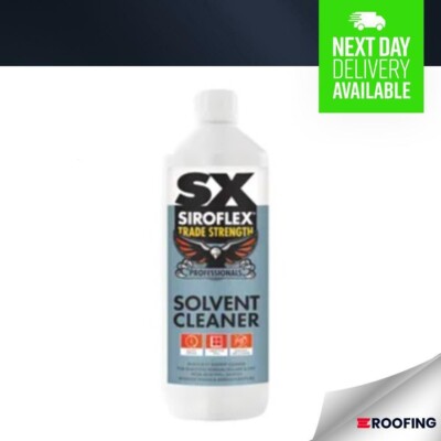 Siroflex Heavy Duty uPVC / PVCu Quick Drying Solvent Cleaner 1L ...