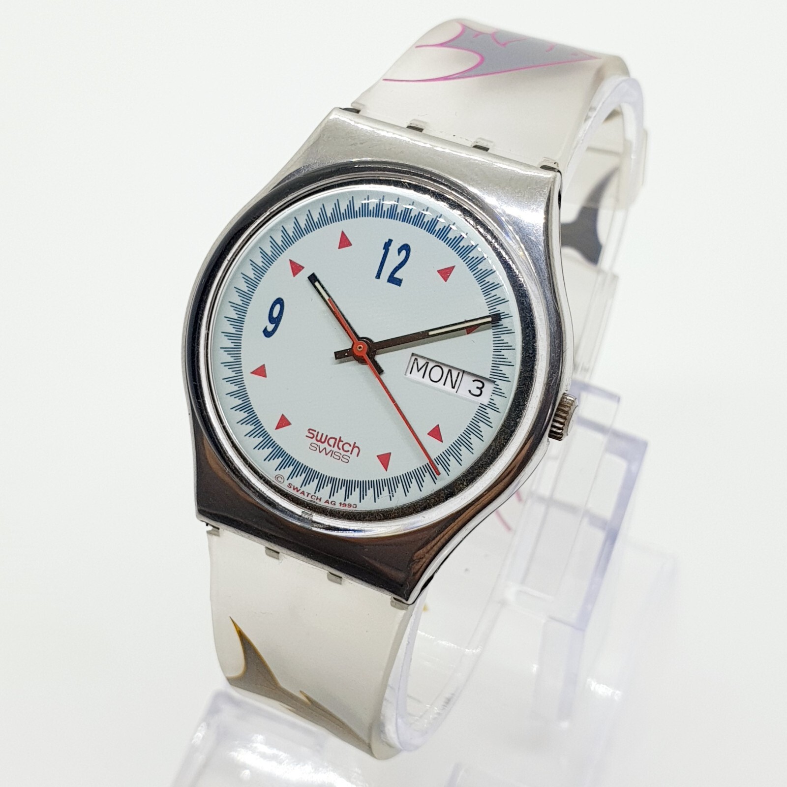 1990 Classic Day Date Swiss Swatch Watch for Men and … - Gem