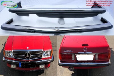 Mercedes Benz R107 C107 W107 Euro bumper conversion kit with hardware ...