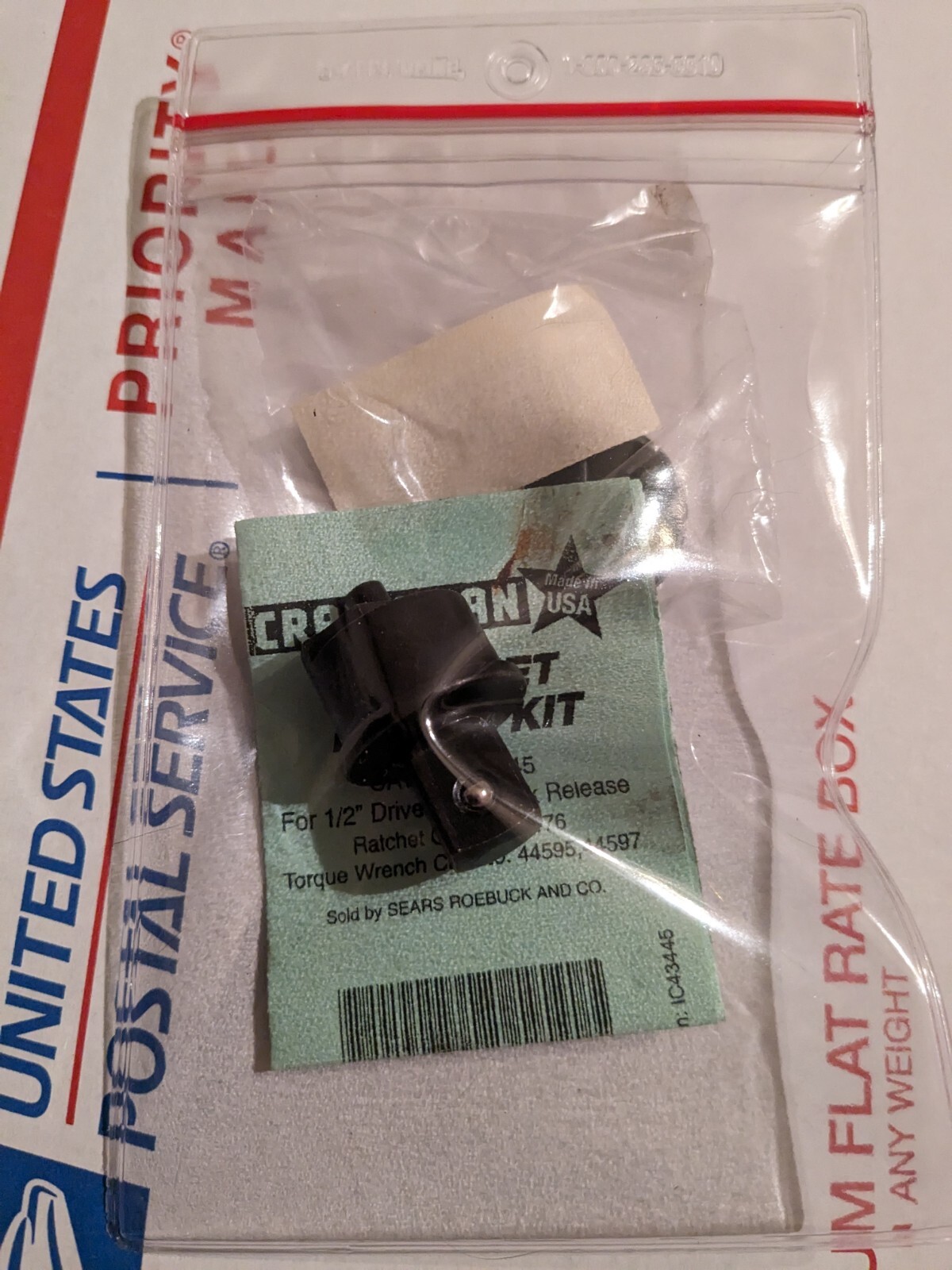 Craftsman 1/2â Ratchet Repair Kit 43445 for 43176 44595 44597 Sears ...