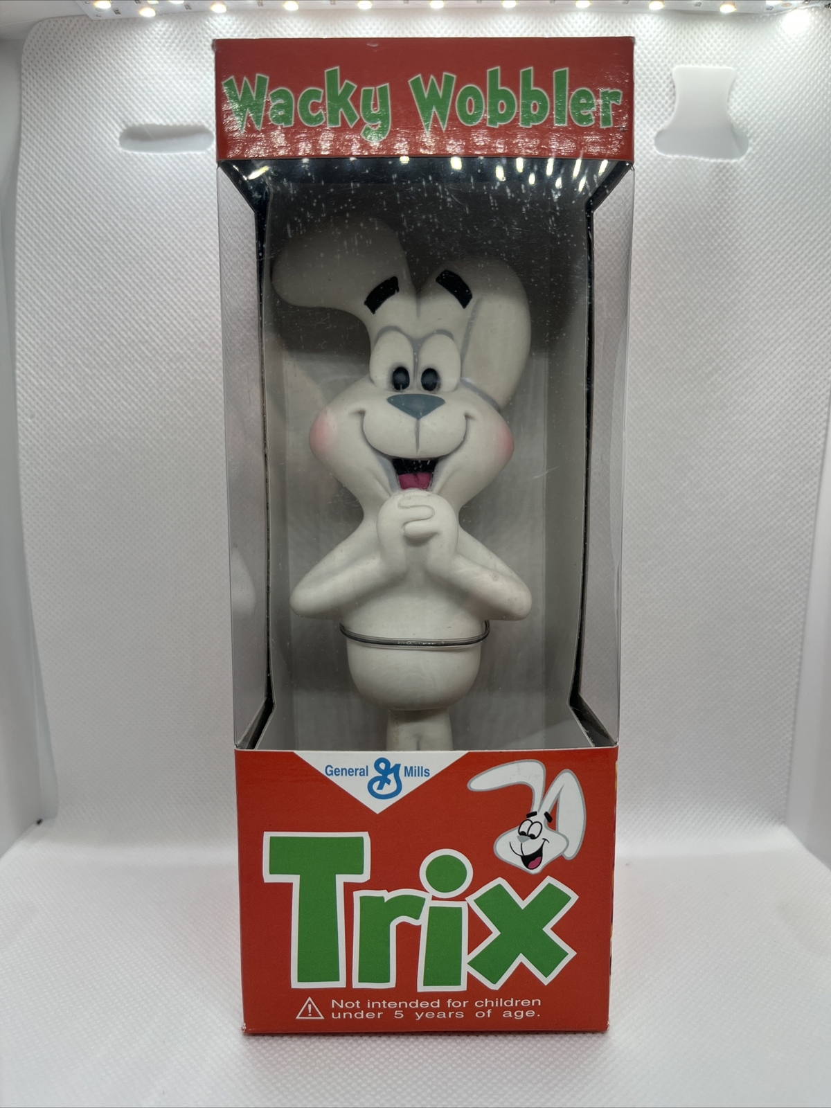 2002 FUNKO POP WACKY WOBBLER TRIX " THE RABBIT " GENERAL MILLS AD ICONS ...