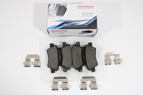 Asianautos Full Ceramic Rear Brake Pads With Hardware For Hyundai ...