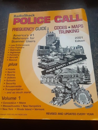 Radio Shack Police Call Plus Beyond Radio Freq Guide 1995 Edition ...
