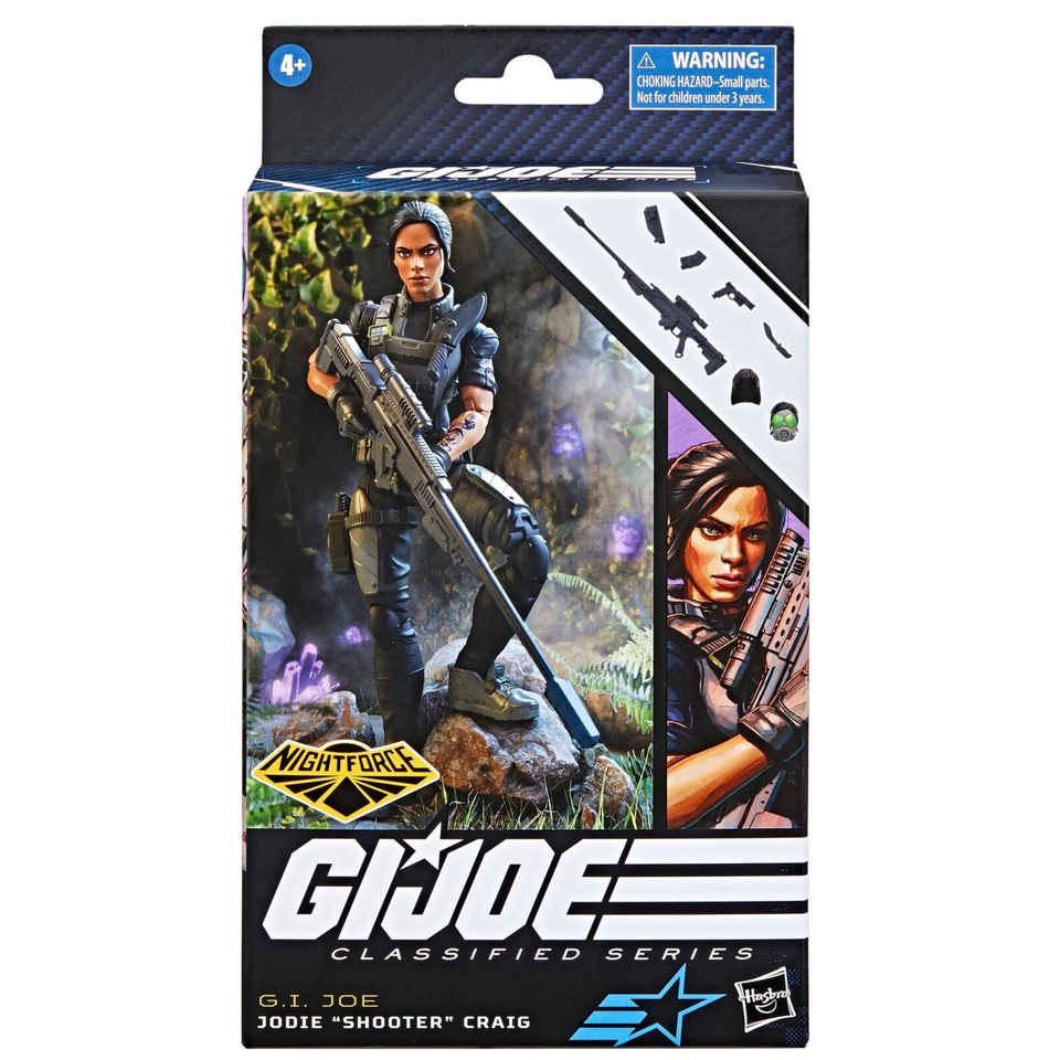 Hasbro F77385X00 G.I. Joe Classified Series #90 Nightforce Jodie ...