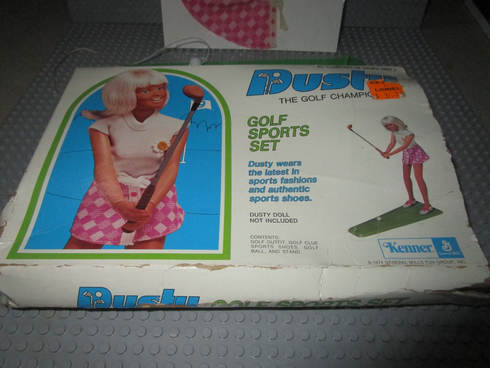 VINTAGE 1974 KENNER DUSTY DOLL GOLF SPORTS SET W/BOX-GOLF CHAMPION ...