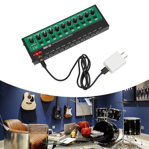 10 Channel Audio Mixer, Mini Audio Mixer, Audio Mixer w/ USB Charging ...