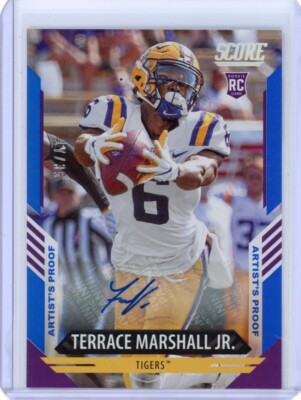 2021 Panini Score Terrace Marshall Jr Rookie Artist Proof Autograph #d ...