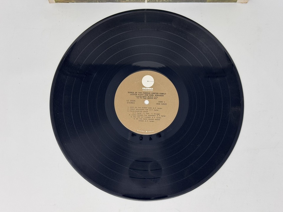 Lester Flatt & Earl Scruggs Songs Of The Famous Carter Family LP ...
