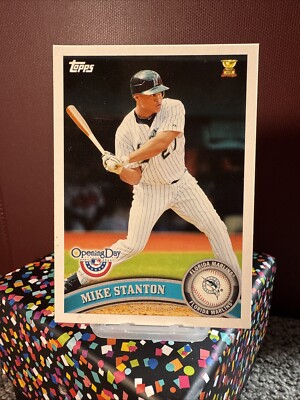 2011 Topps Opening Day - #65 Giancarlo Stanton - Gold Cup Card “Mike ...