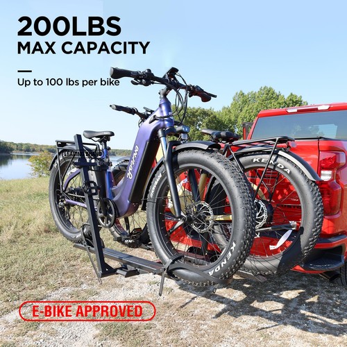 Young E-Bike Rack Hitch Mount Platform Style for Cars Trucks SUVs ...