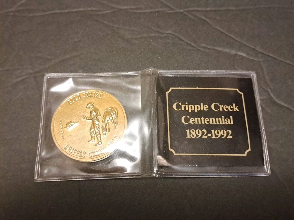 VTG BOB WOMACK BRASS 1891 GOLD STRIKE CRIPPLE CREEK COLORADO 1971 | eBay