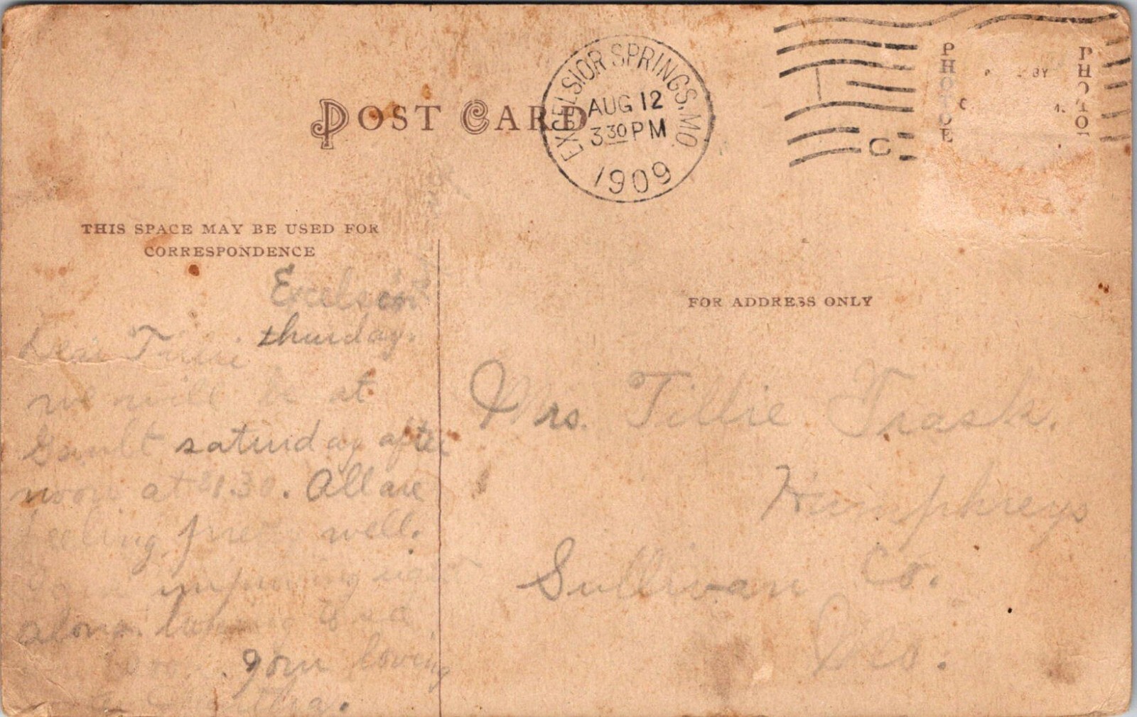 Excelsior Springs Missouri MO Salt Sulphur Springs Building c1900s ...