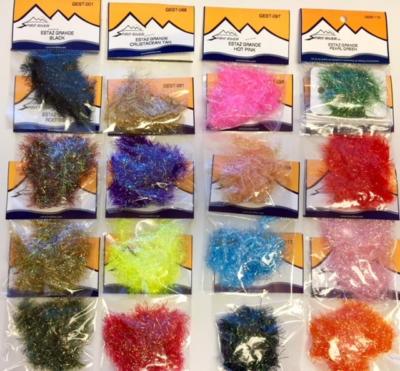 ESTAZ GRANDE CHENILLE. SPIRIT RIVER. ALL COLORS UV FLY TYING EGG SALMON ...