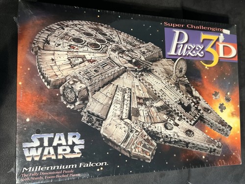 1995 Star Wars Millennium Falcon 3D puzzle 857 pieces Vintage VTG ...