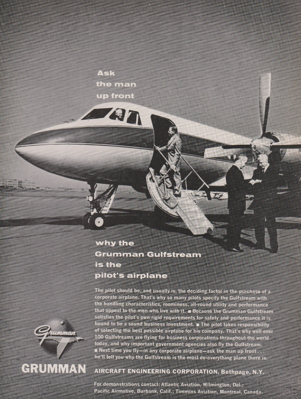 Aviation Magazine Print - Grumman Gulfstream G1 (1963) | eBay