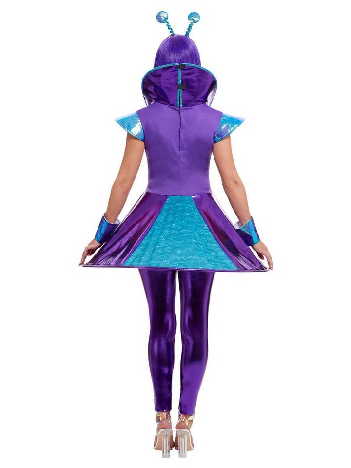 CA1564 Alien Lady Space UFO Sci-Fi Womens Book Week Dress Up Halloween ...