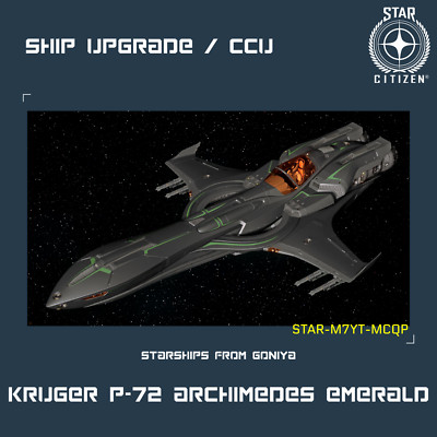STAR CITIZEN - KRUGER P-72 ARCHIMEDES EMERALD UPGRADE - (CCU) | eBay