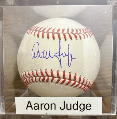 Aaron Judge signed on Rawlings Official MLB Baseball PSA #A037193 | eBay