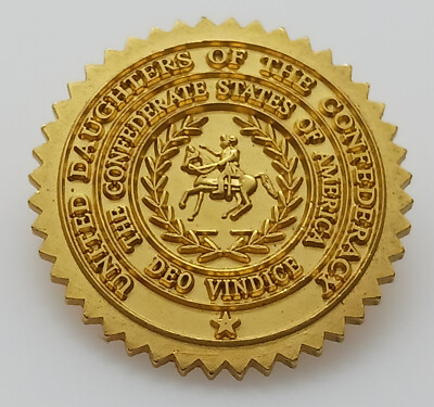 United Daughters of the Confederacy UDC Pin | eBay