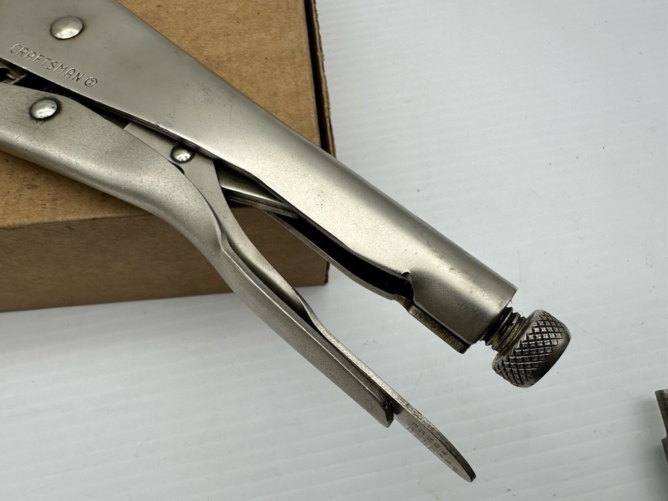 Craftsman 9" Straight Jaw Locking Pliers Vice Grip 9- 45341 Made USA ...
