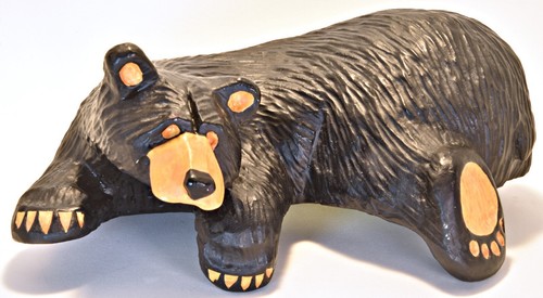 Bearfoots Black Bear Figurine Jeff Flemming by Singing Tree Raymond ...