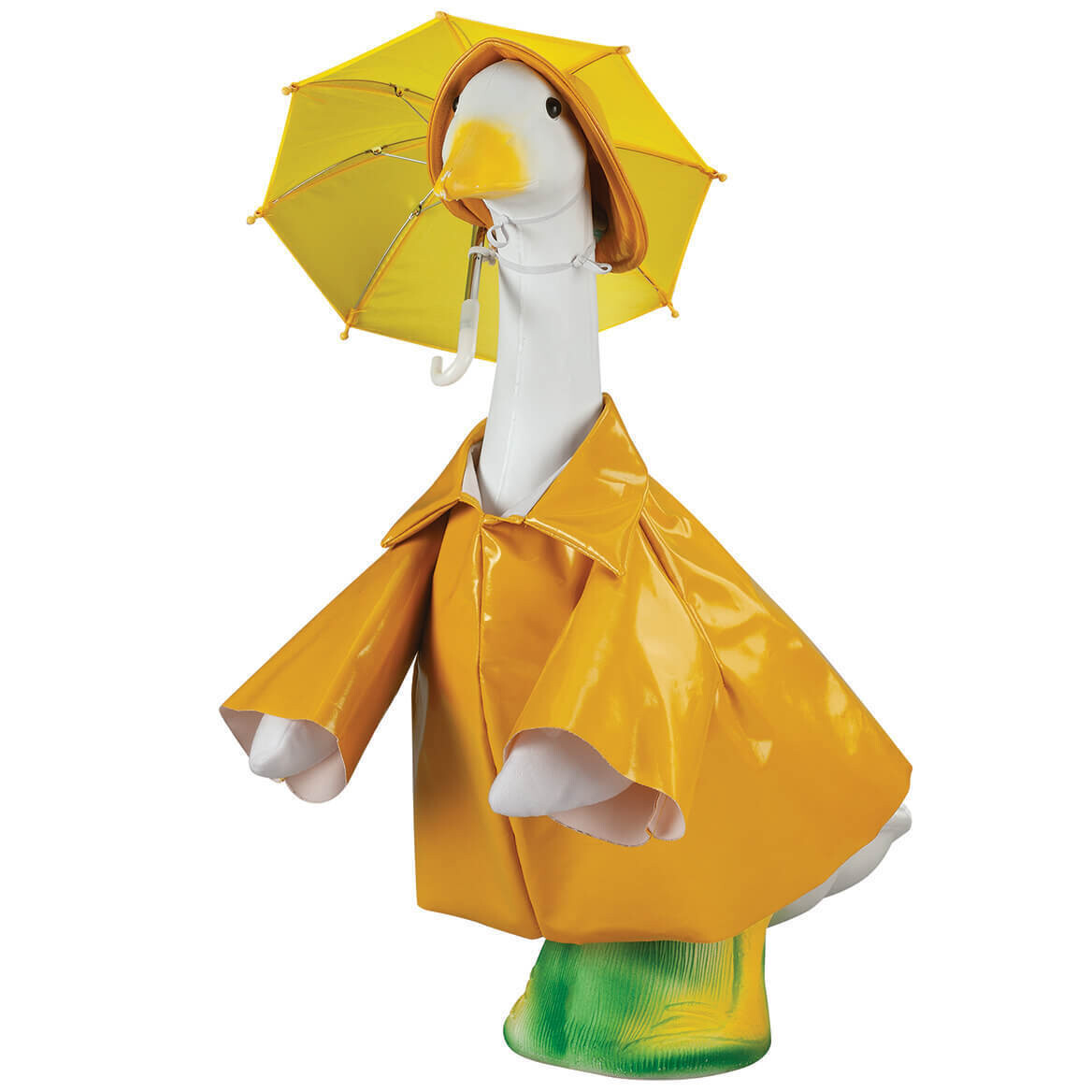 Yellow Raincoat Rainy Days Umbrella Goose Outfit Costume for Large 23"H ...
