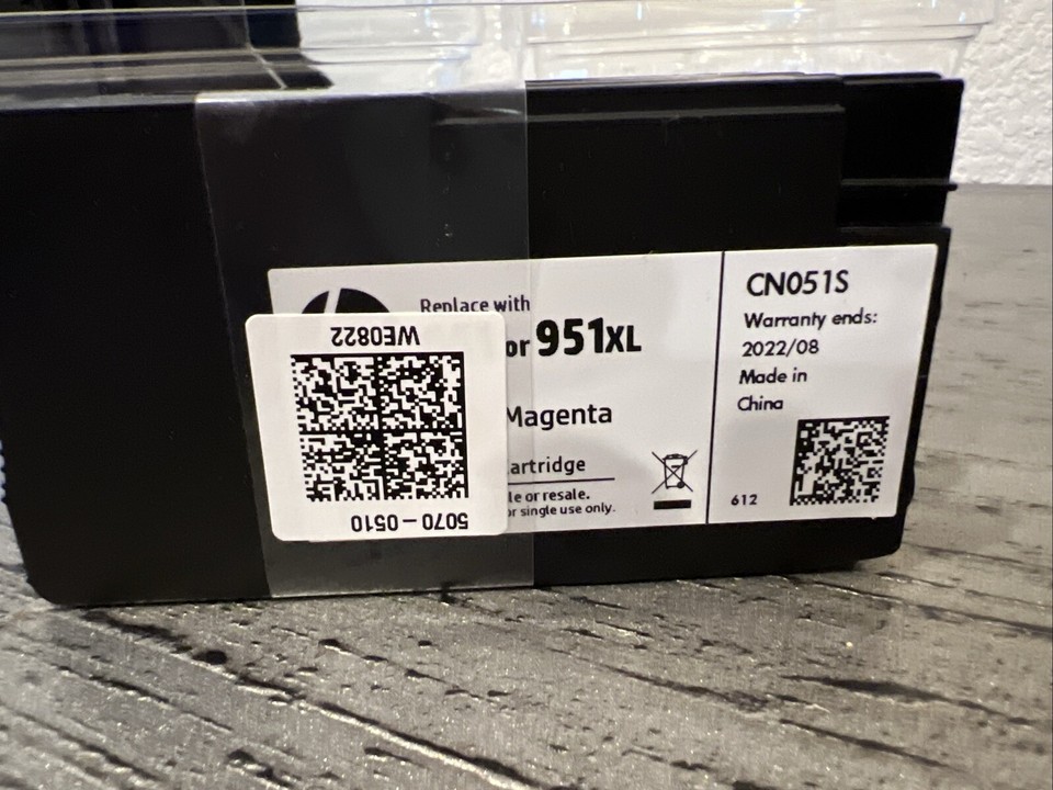 Genuine HP CR322A /CR321A Print Head W/ HP 950 and HP 951 Starter Inks ...