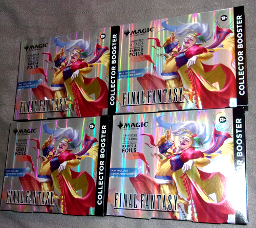 Magic: The Gathering - Final Fantasy Collector Booster Omega 4 Boxes ...