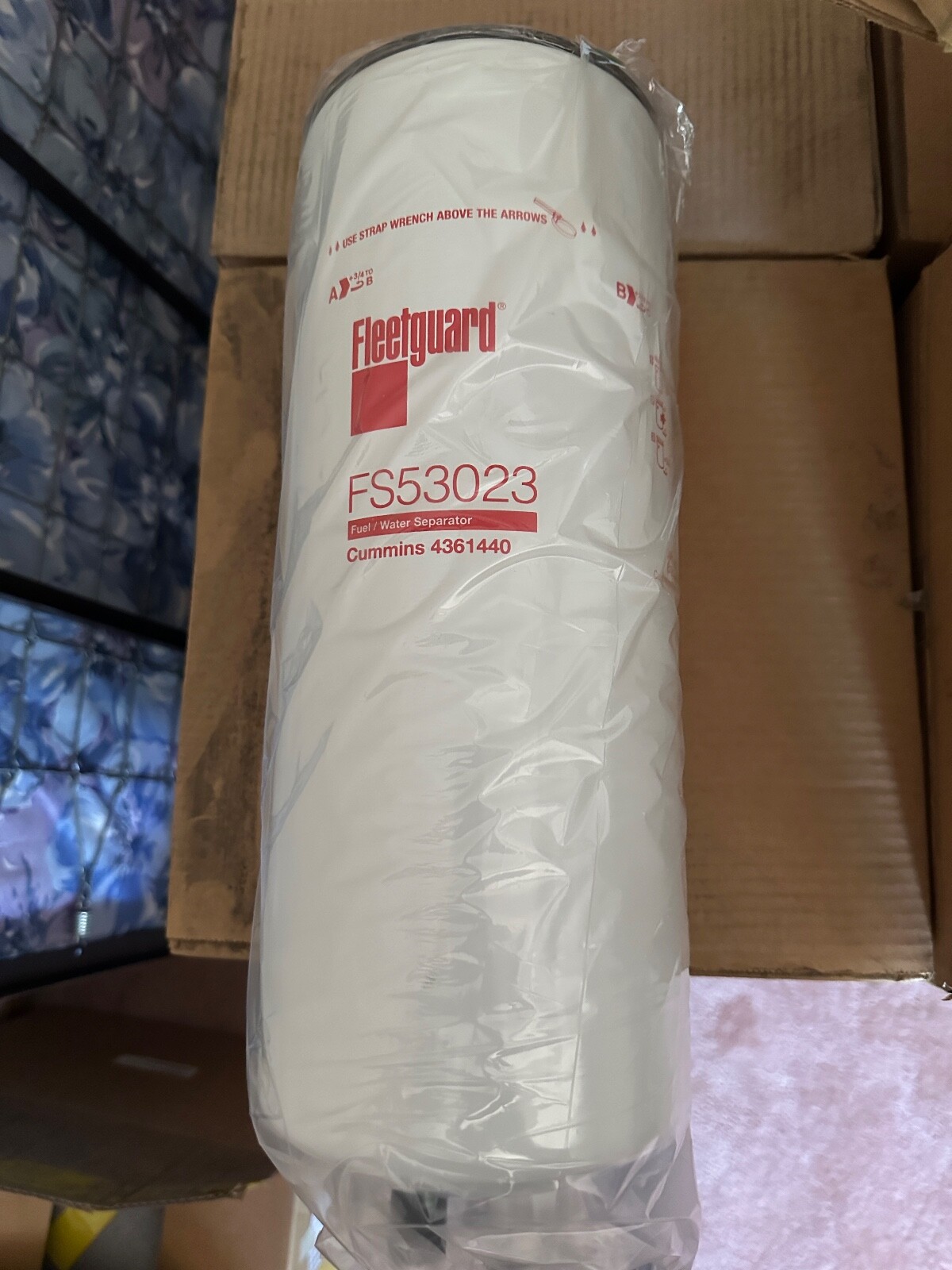 FLEETGUARD FS53023 - Fuel filter cross reference