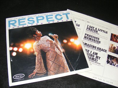 RESPECT Soundtrack 2 LP JENNIFER HUDSON Epic Aretha Franklin Tribute w ...