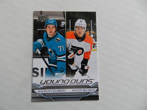 Macklin Celebrini / Matvei Michkov 2024-25 Upper Deck Young Guns ...