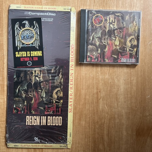Slayer CD LongBox & CD Def Jam Vintage 24131-2 OG Some Wrap & Hype ...