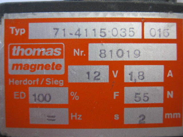 THOMAS MAGNETE TYP. 71-4115-035 NR. 81019 | eBay