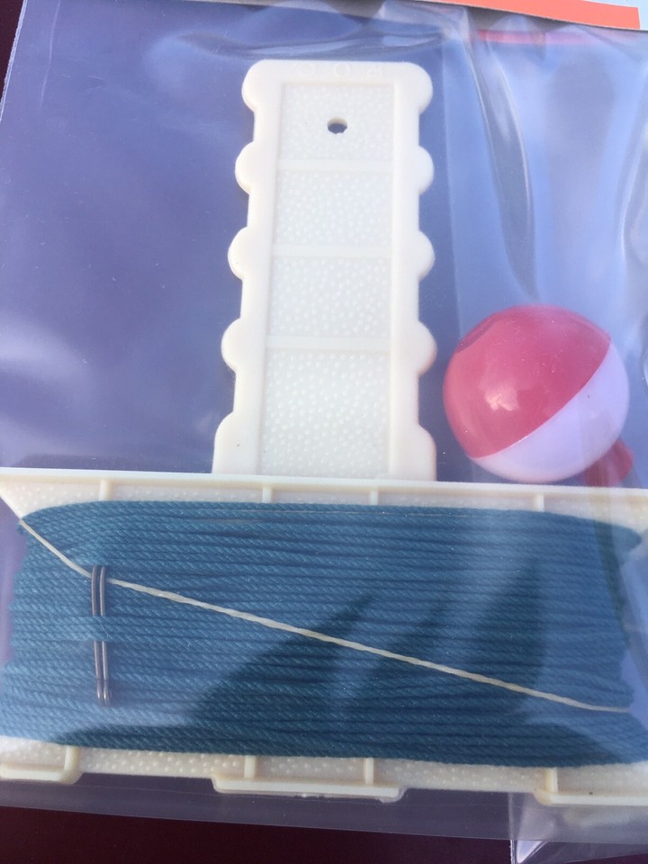 3 Vintage 50’ Fishing Handlines Includes Hooks Float Pier Dock Crab ...