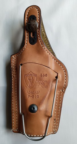 Safariland 530 leather gun holster Klipspringer clip spring Sig Sauer ...
