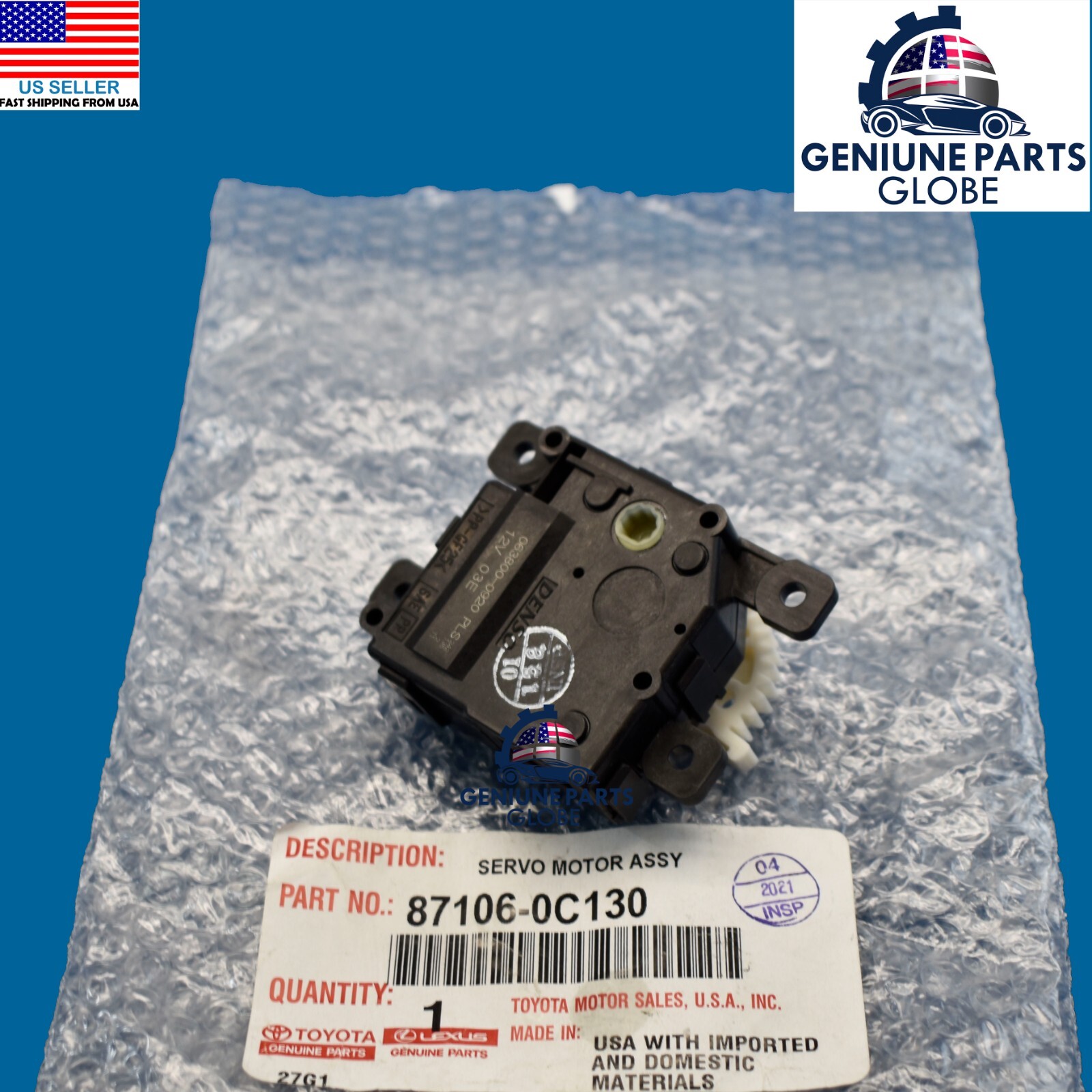 GENUINE TOYOTA SEQUOIA SIENNA NO.2 REAR COOLING AIRMIX DAMPER SERVO ...