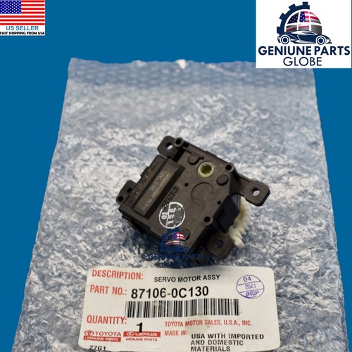 GENUINE TOYOTA SEQUOIA SIENNA NO.2 REAR COOLING AIRMIX DAMPER SERVO ...