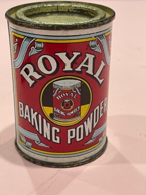 2410.6 - Royal Baking Powder ~ metal tin canister 113 gram ~ 4 oz ...
