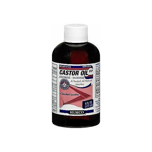 Humco Castor Oil Natural Stimulant Laxative Constipation Odorless 6oz ...