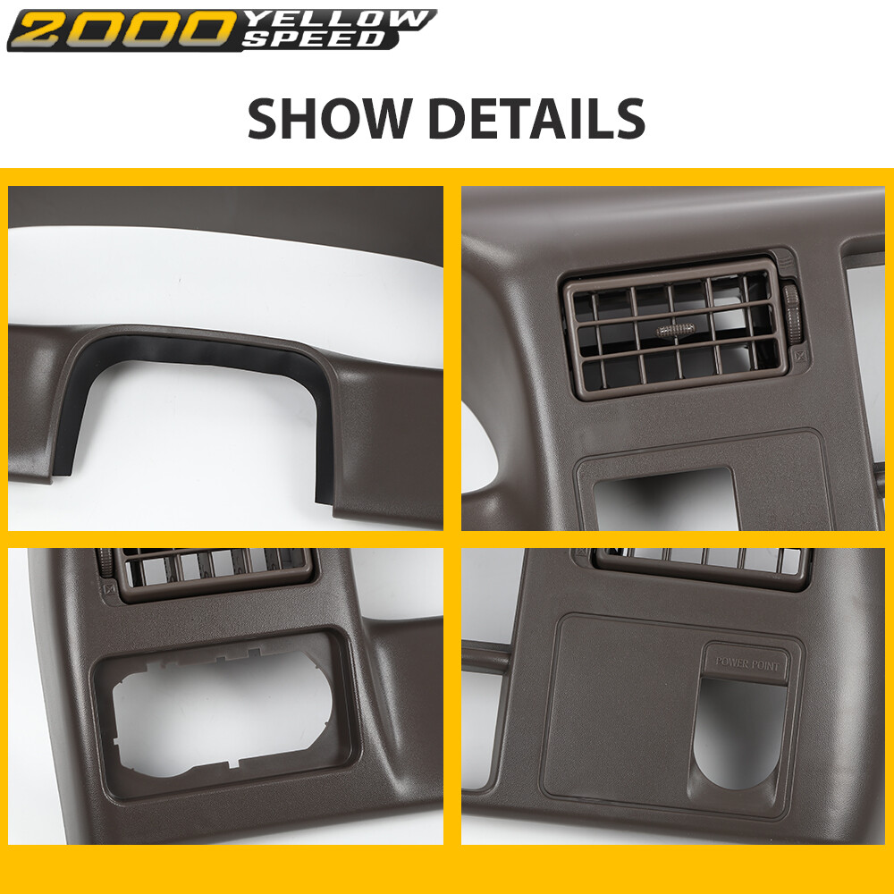 Dash Instrument Cluster Bezel Panel Fit For 99-04 Ford F250 F350 ...