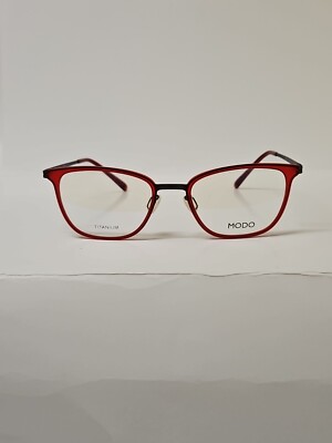 MODO Titanium 4073 50-19-140 RED Eyeglasses Frames | eBay