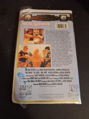 Real Genius (VHS, 1996, Clamshell Packaging) for sale online | eBay