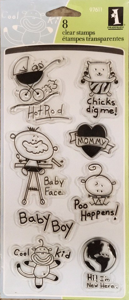 Lot of Inkadinkado 4 x 8 clear stamps to choose from | eBay