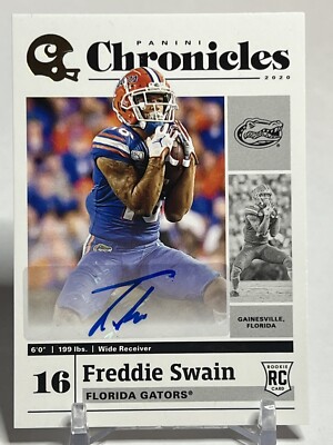Freddie Swain RC Rookie Autograph 2020 Chronicles Draft Picks #21 ...