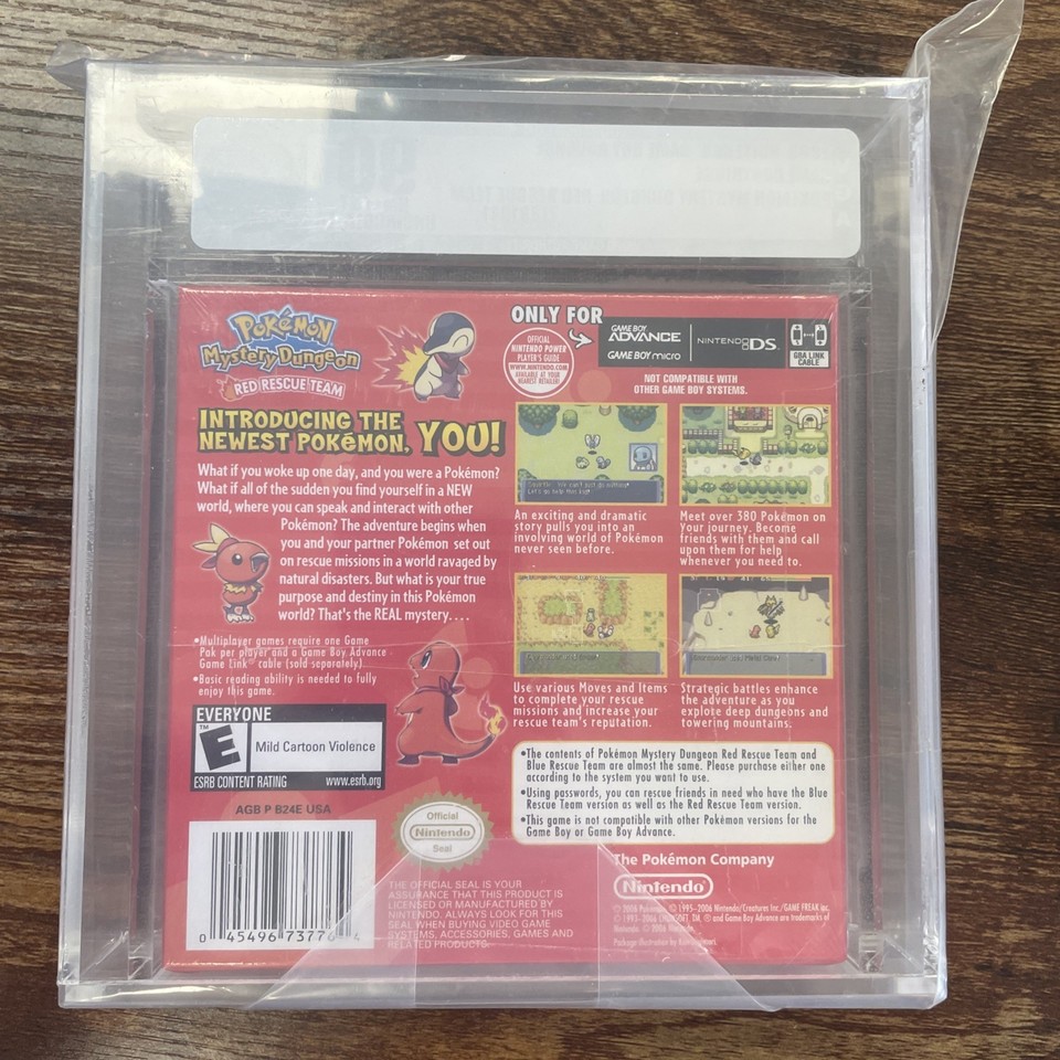 Pokemon Mystery Dungeon: Red Rescue Team - Nintendo GameBoy Advance ...