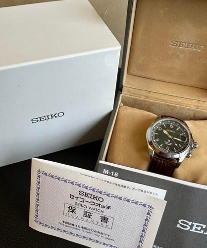SEIKO SBDC091 Alpinist Prospex 6R35 Sapphire Men's Automatic Watch Box ...