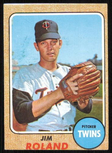 1968 TOPPS JIM ROLAND 276 POOR BASEBALL MINNESOTA TWINS | eBay