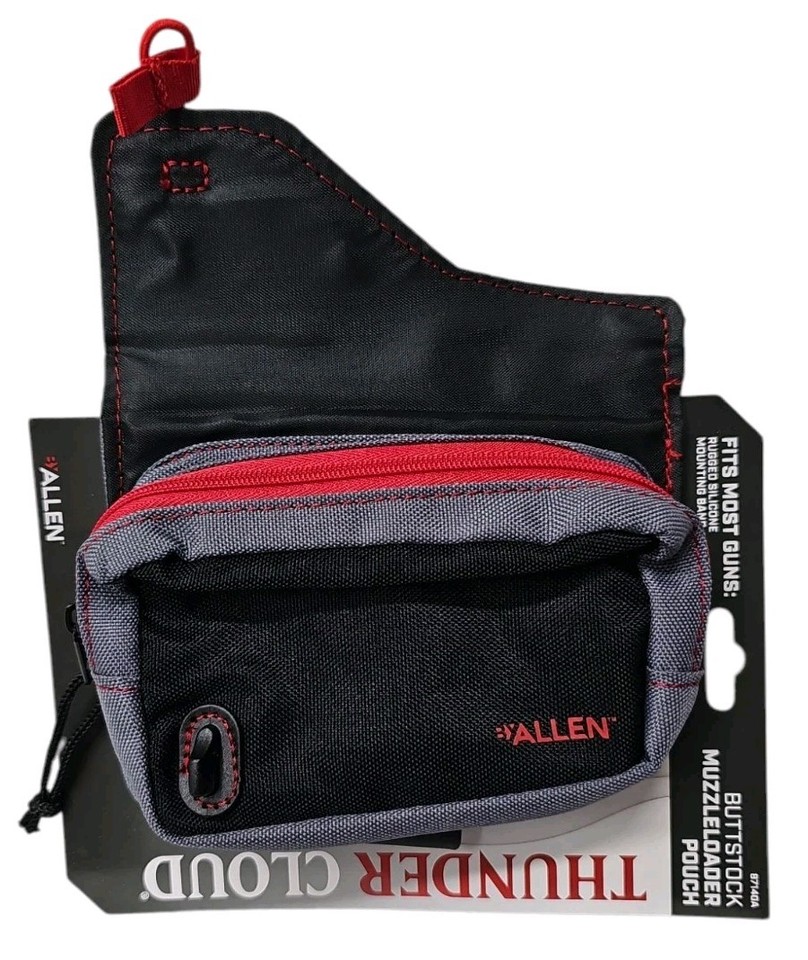 Thunder Cloud Buttstock Muzzleloader Pouch-Holds Pre-Loaders-Internal ...