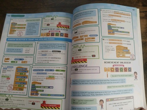 The Coding Book Computer Fun Missions Games and More STEM Kids 208 ...