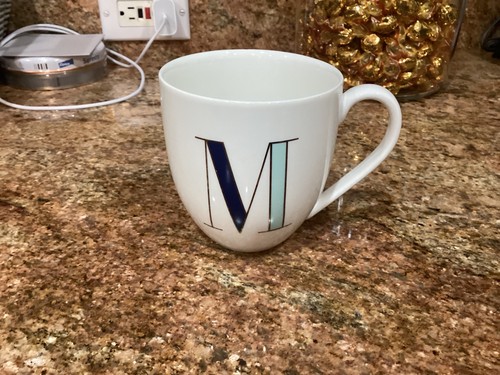 LENOX ~ KATE SPADE NEW YORK ~ "IT'S PERSONAL" MONOGRAM "M" ~ 12 Oz. MUG ...